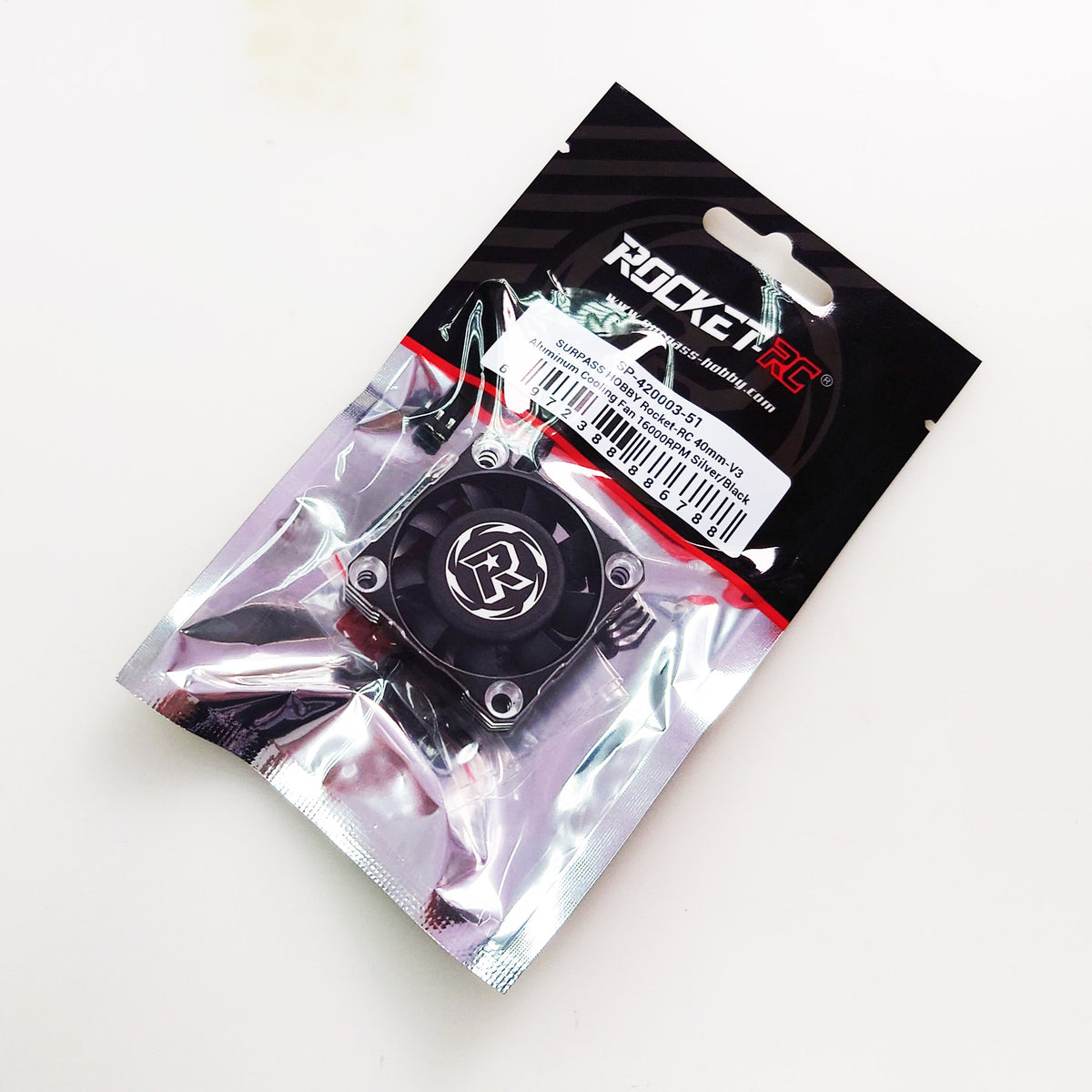 Rocket RC 40mm V3 Aluminium Cooling Fan 16000RPM – H2 Racing Development