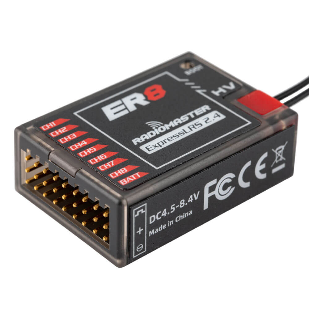 Radiomaster ER8 ELRS PWM receiver – H2 Racing Development