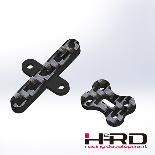 Chassis and deck stiffener for 3Racing 20M and S64 – H2 Racing Development