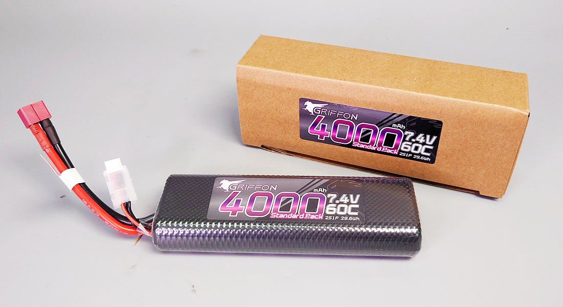 Griffon 4000mAh LIPO stickpack battery – H2 Racing Development